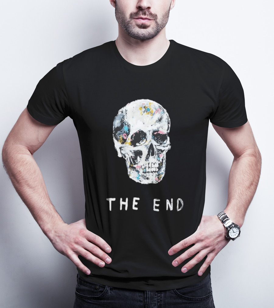 The End Colorful Skull T-Shirt