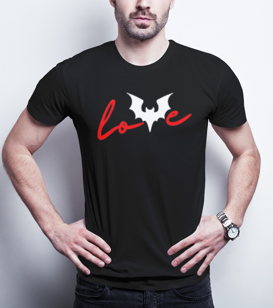 VyroniQ Love Bat Winged Heart T-Shirt