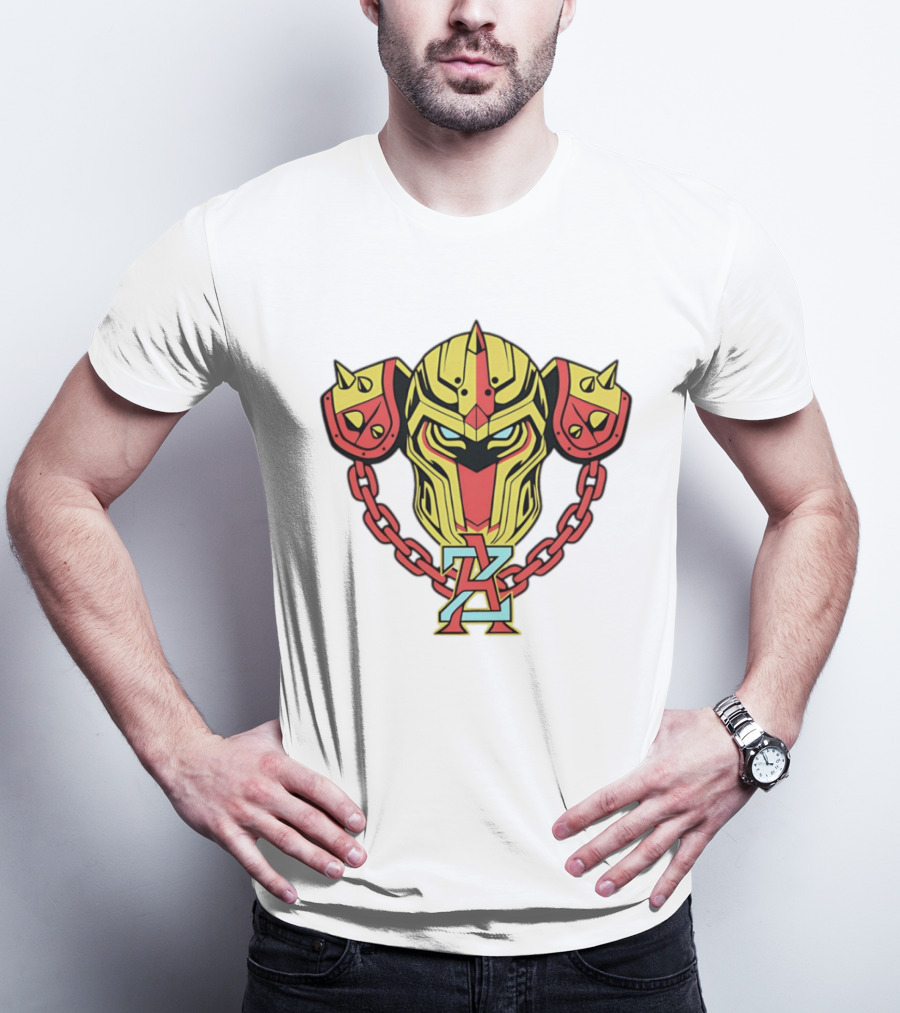 Arizona Juggernauts Robot Helmet Symbol With Chains T-Shirt