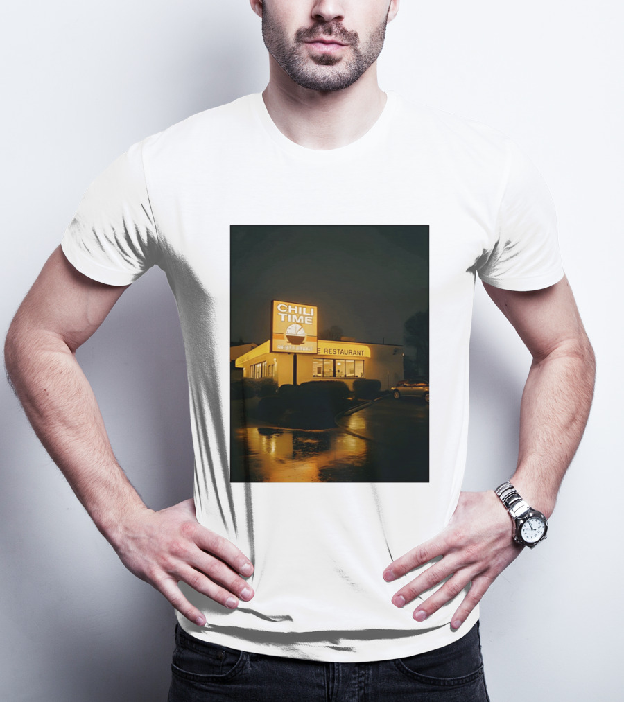 CHILI TIME Night Vibes Restaurant St Bernard Recreation Department T-Shirt