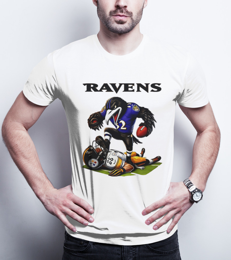 Ravens Vs Steelers Rivalry Intensity Football Battle T-Shirt