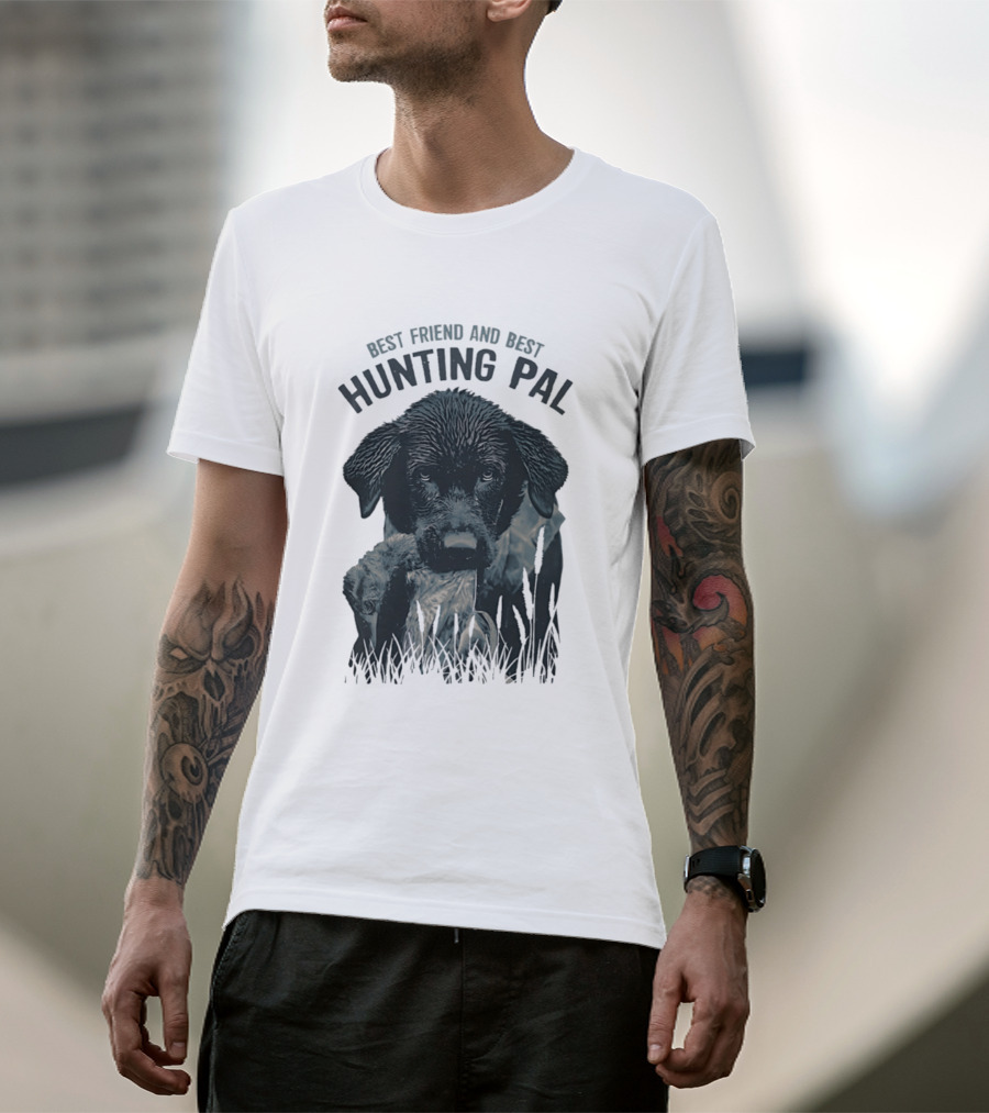 Best Friend And Best Hunting Pal Dog Retriever T-Shirt