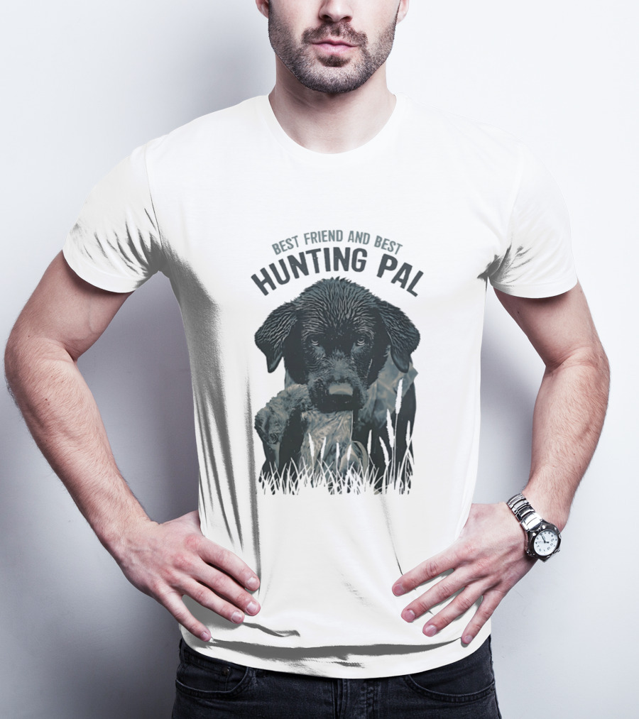 Best Friend And Best Hunting Pal Dog Retriever T-Shirt