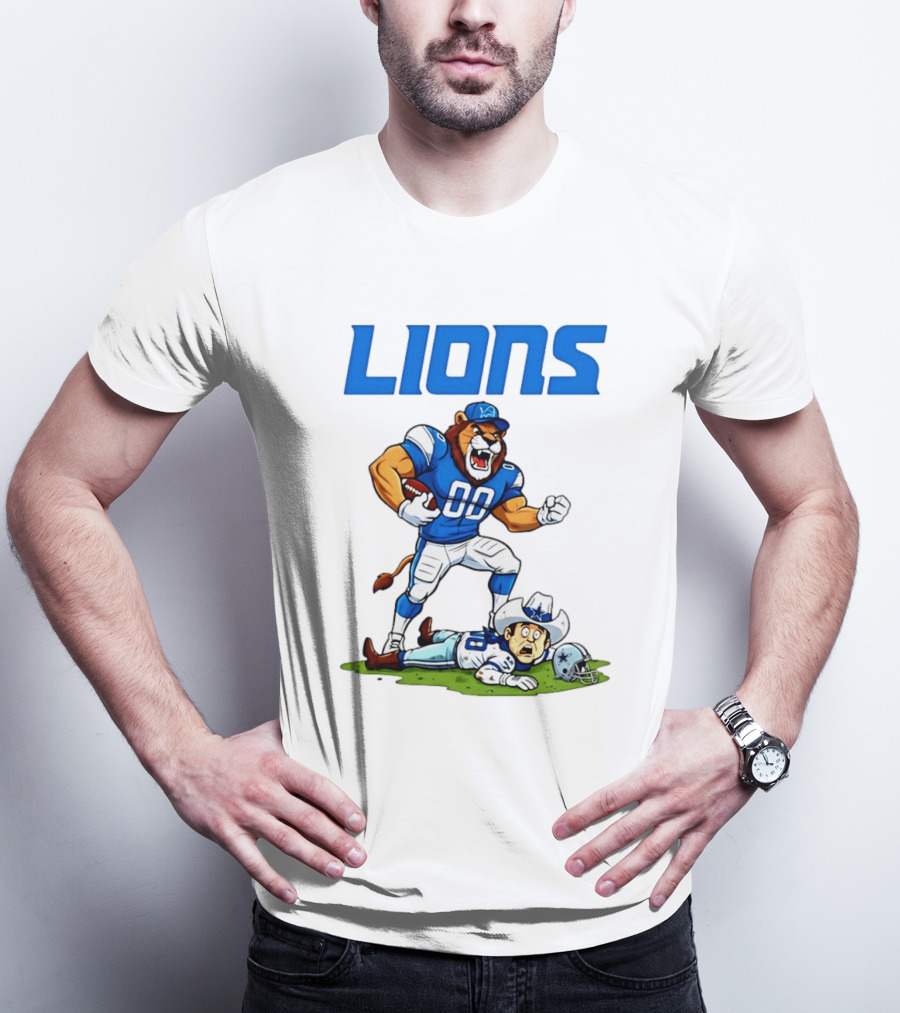 Detroit Lions Rivalry Victory Over Dallas Cowboys T-Shirt