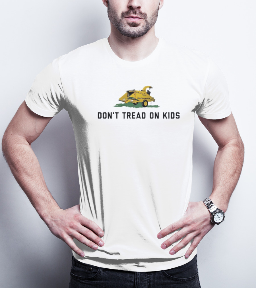 Don't Tread On Kids Woodchipper Tree Stump Evolution T-Shirt
