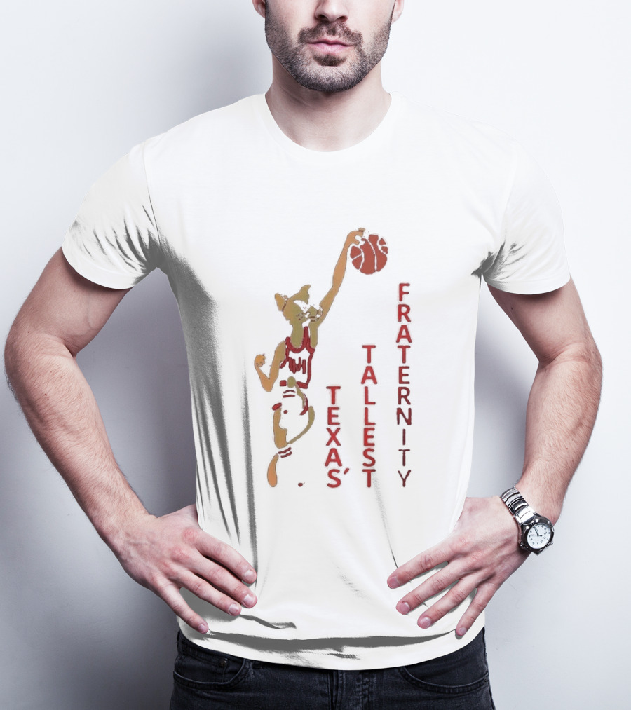 Houston Cougars Texas Tallest Fraternity Cat Dunking Phi Slama Jama T-Shirt