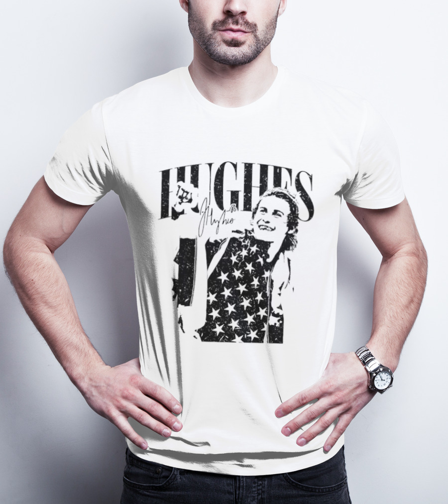 Hughes Jack Team USA Olympic Gold Medal Hockey 2026 Stars T-Shirt
