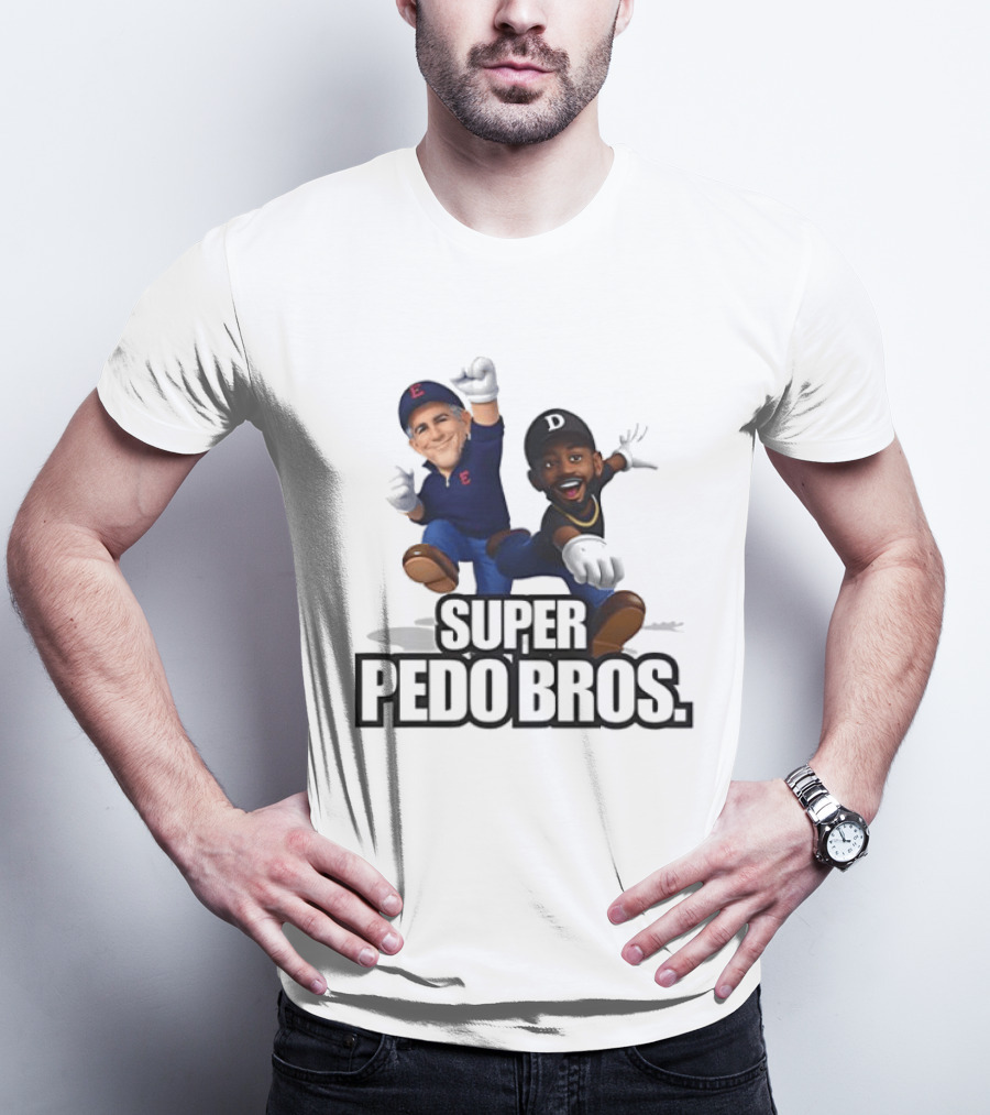 Jeffrey Epstein And Diddy Super Pedo Bros Video Game T-Shirt