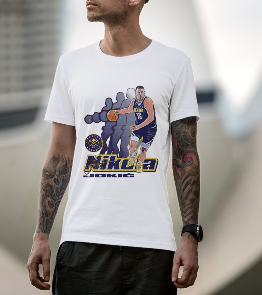 Denver Nuggets Nikola Jokic Basketball Player 15 T-Shirt
