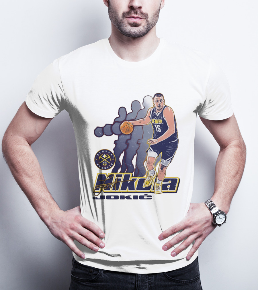 Denver Nuggets Nikola Jokic Basketball Player 15 T-Shirt