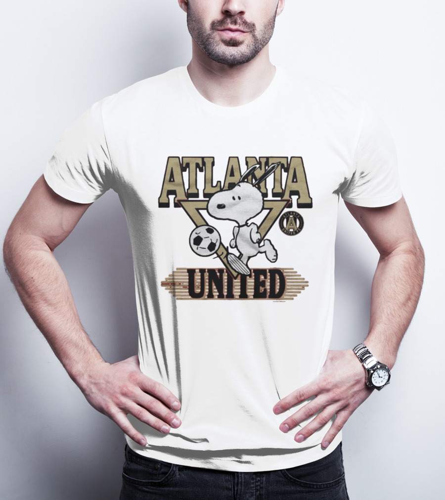 Atlanta United Snoopy Soccer Collaboration T-Shirt
