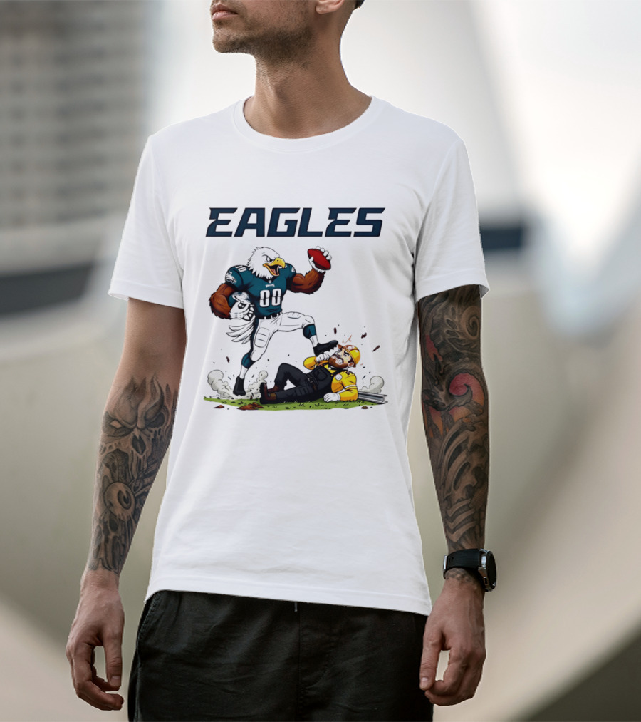 Philadelphia Eagles Vs Pittsburgh Steelers Rivalry Beat Steelers T-Shirt