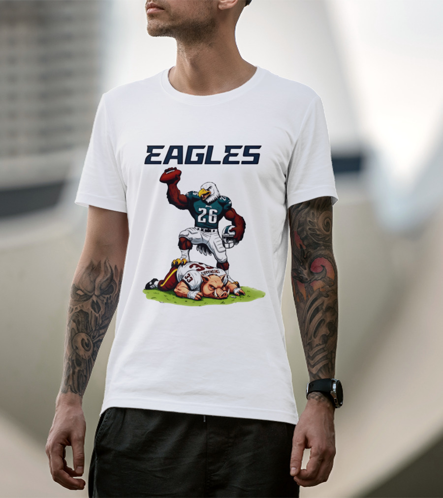 Eagles Vs Commanders Rivalries NFL Showdown Football Battle T-Shirt