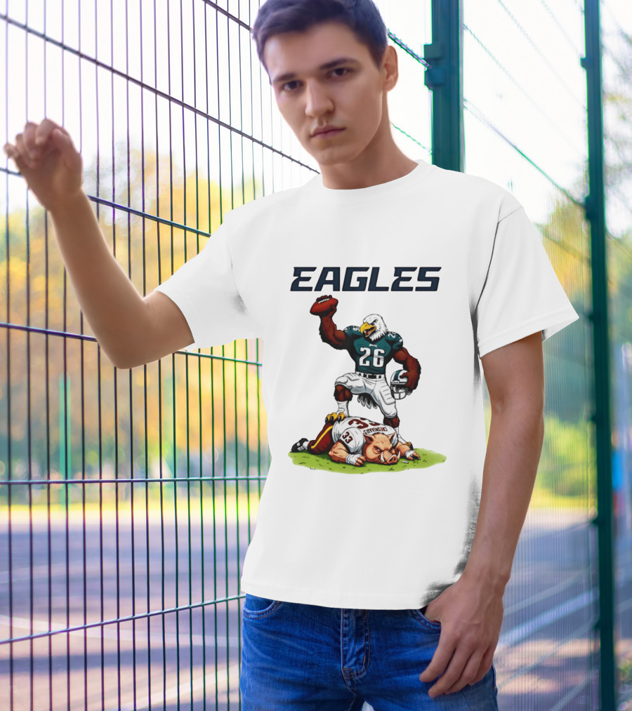 Eagles Vs Commanders Rivalries NFL Showdown Football Battle T-Shirt