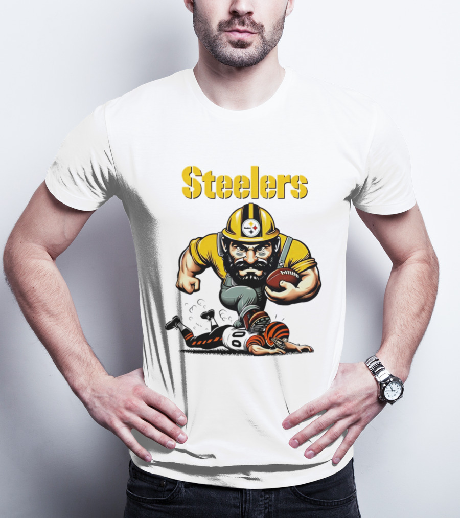 Steelers Dominate Bengals Rivalry Tough Football Showdown T-Shirt