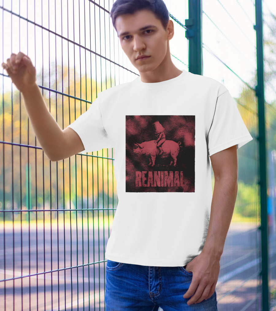Reanimal Bucket Pig Rider Red T-Shirt