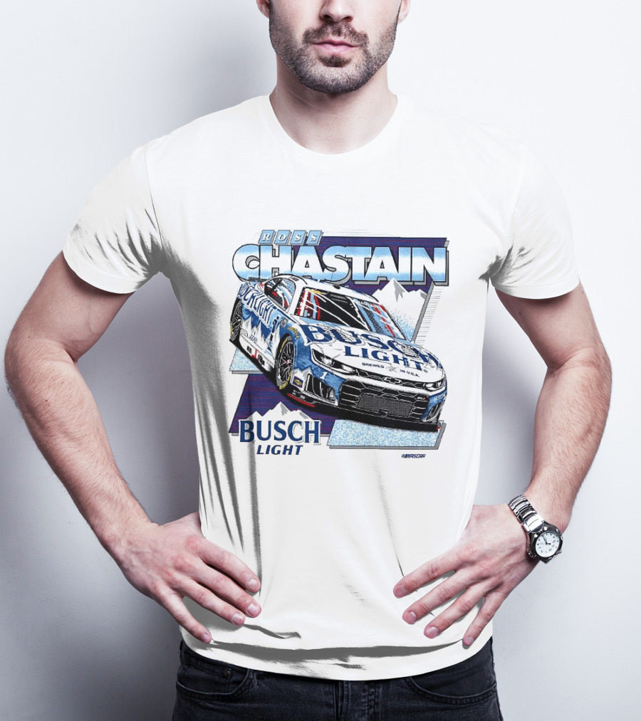 Ross Chastain Busch Light NASCAR Racing Car T-Shirt