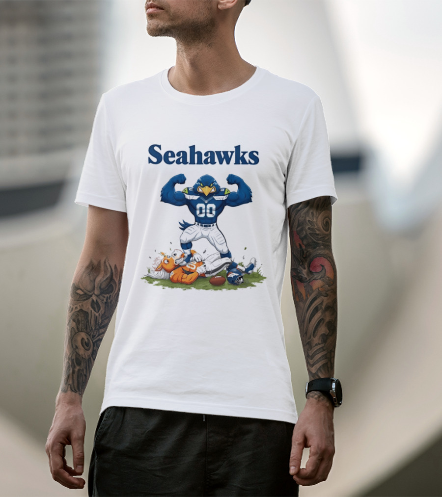 Seahawks Dominates Over Broncos Rivalry Victory T-Shirt