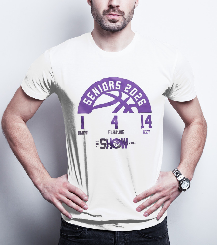 Seniors 2026 LSU Women's Basketball Amani Flau'Jae Izzy The Show T-Shirt