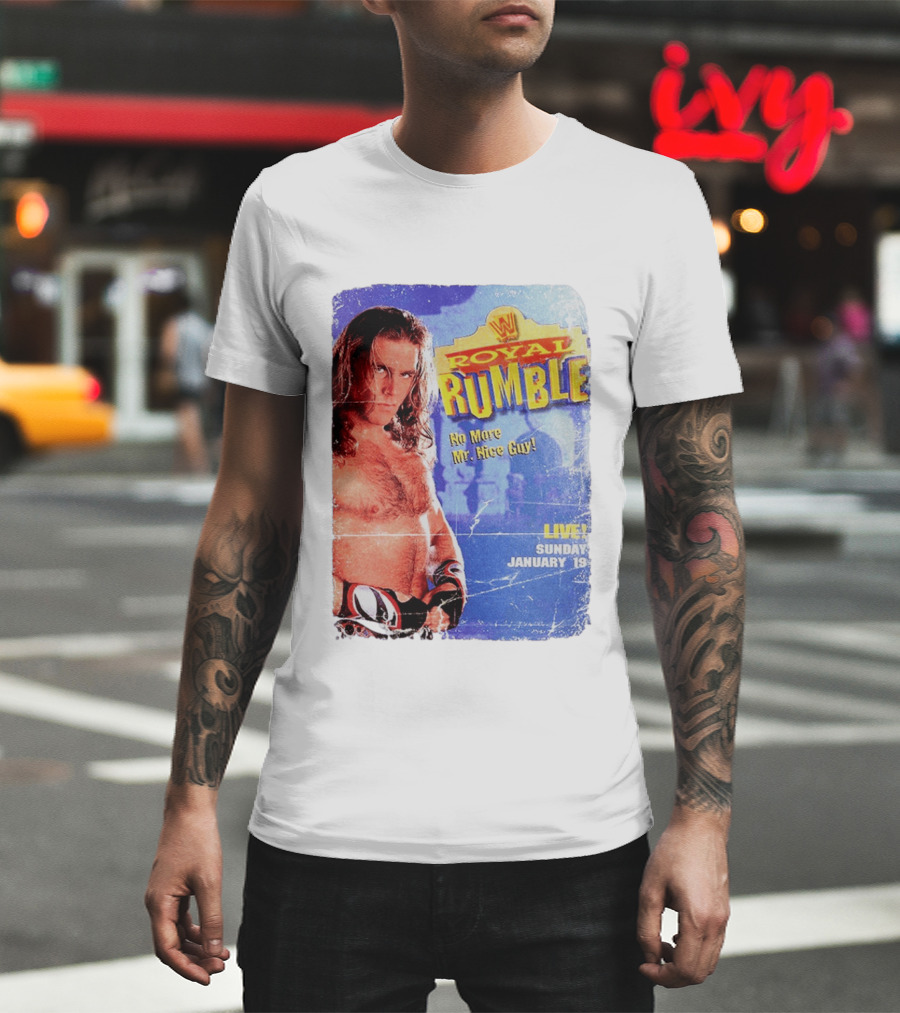 WWF Royal Rumble 1996 No More Mr. Nice Guy Live Sunday January 19 T-Shirt
