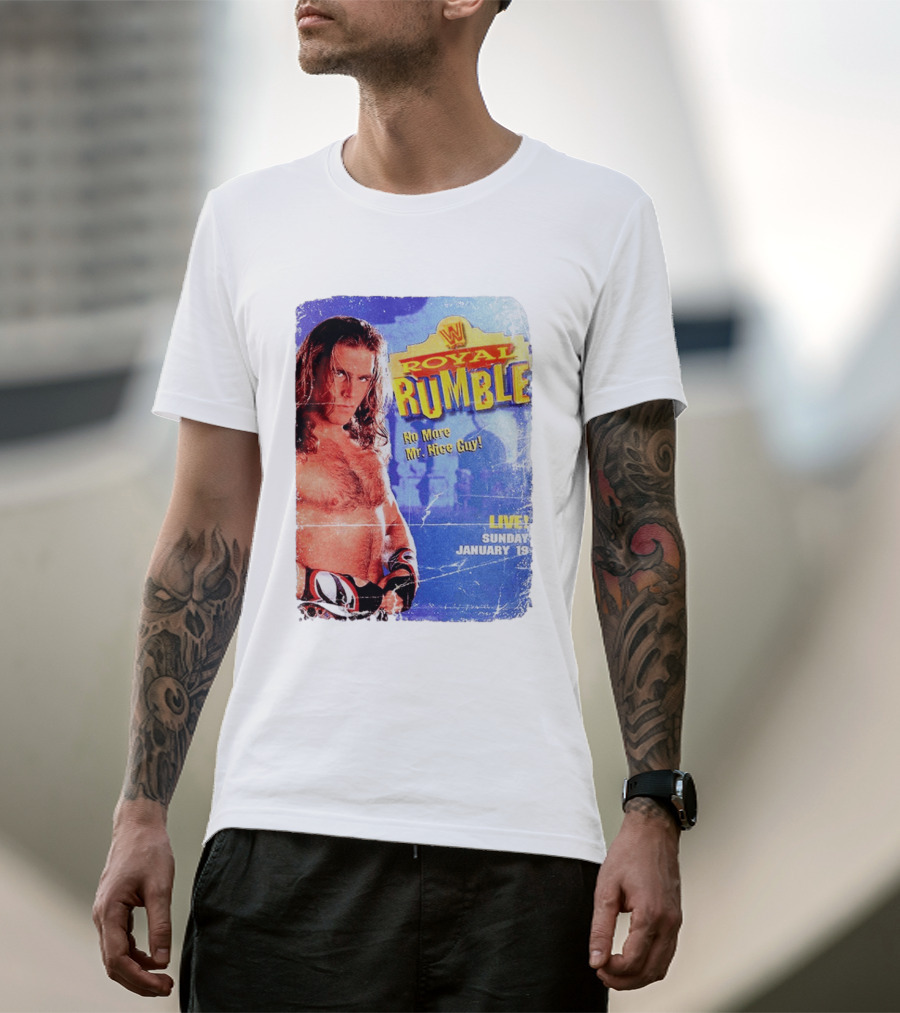 WWF Royal Rumble 1996 No More Mr. Nice Guy Live Sunday January 19 T-Shirt