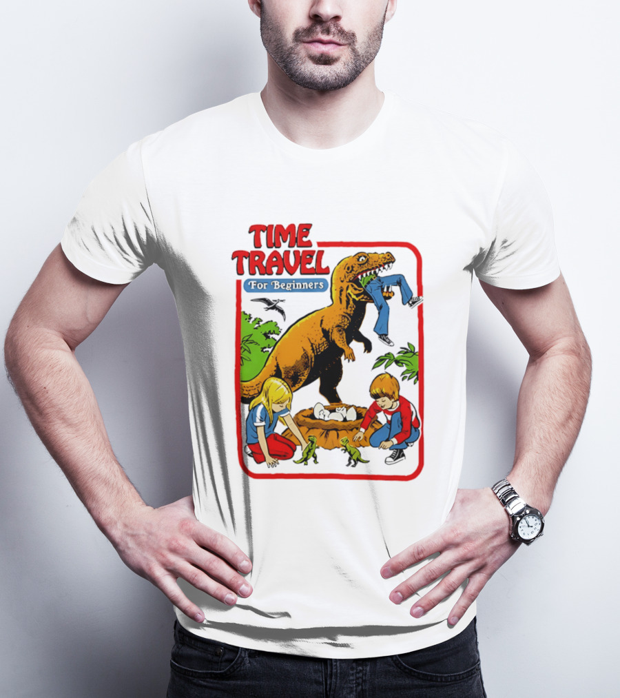 Time Travel For Beginners Dinosaur Adventure With Kids And Rex T-Shirt