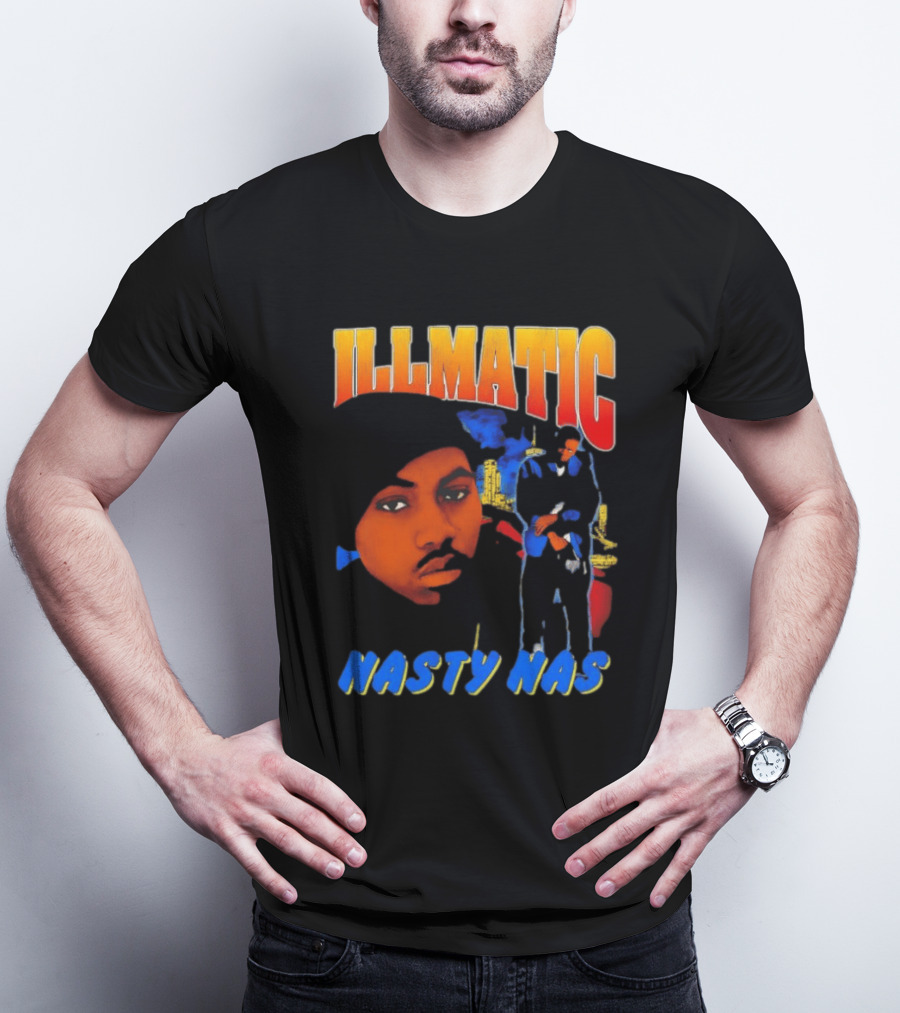 Nasty Nas Illmatic Urban Album Cover T-Shirt