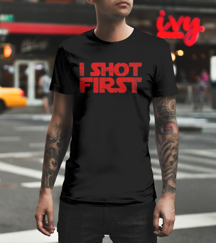 I Shot First Star Wars Iconic Red T-Shirt