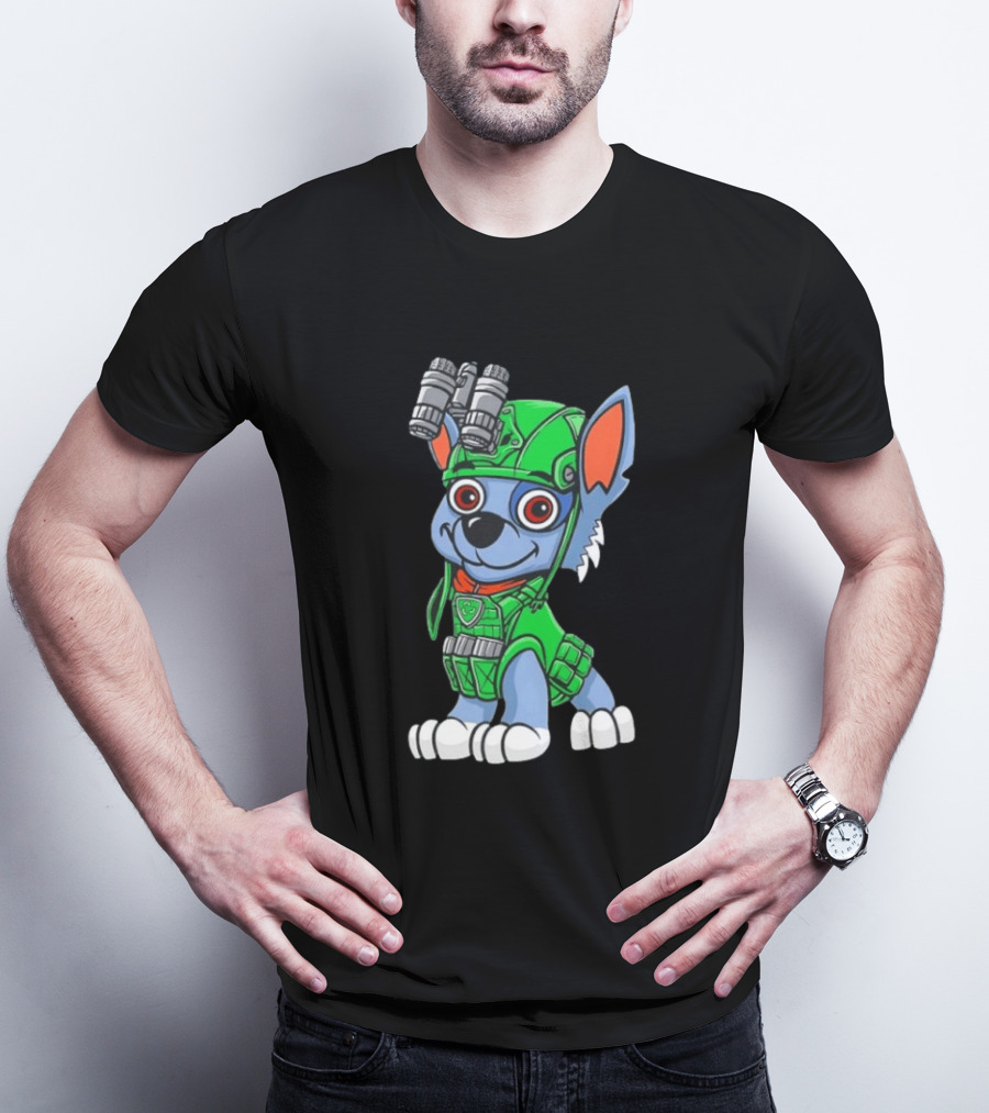 Rocky PAW Patrol Night Vision Recycling Dog T-Shirt