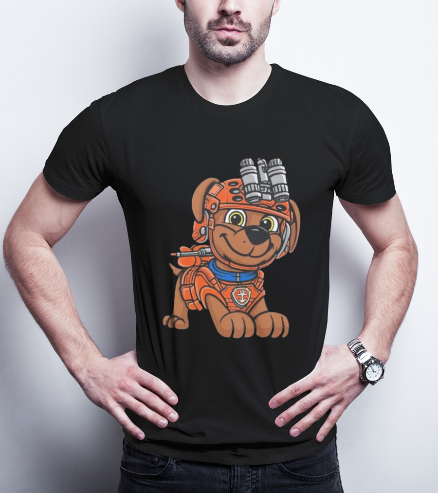 Zuma PAW Patrol Water Rescue Pup With Anchor Emblem And Goggles T-Shirt