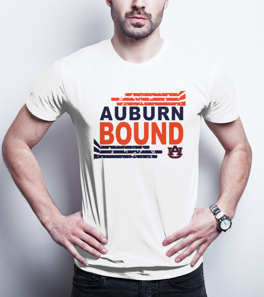 Auburn Bound Tigers AU Logo College Spirit T-Shirt