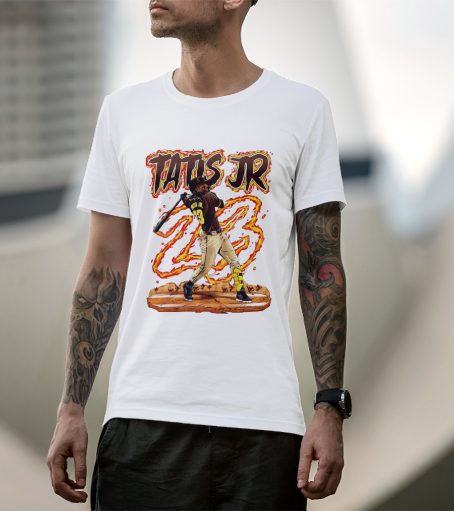Tatis Jr 23 San Diego Padres Hand Drawn 2026 T-Shirt