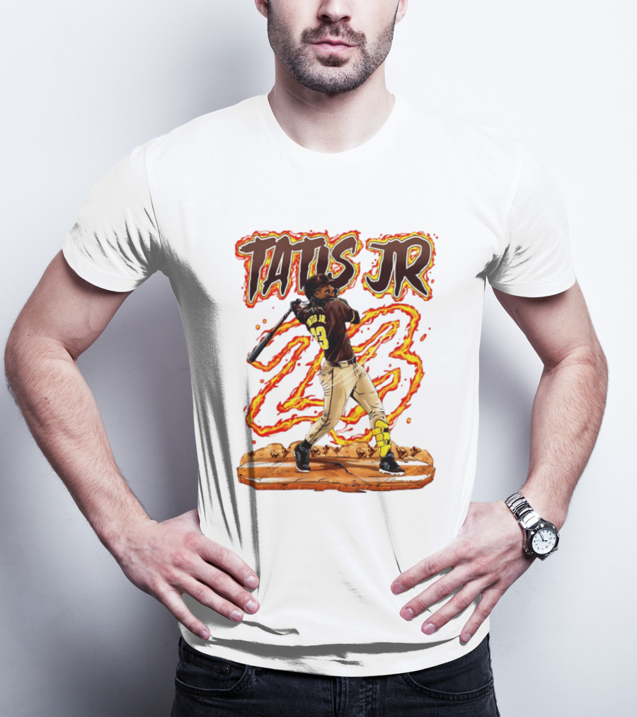 Tatis Jr 23 San Diego Padres Hand Drawn 2026 T-Shirt