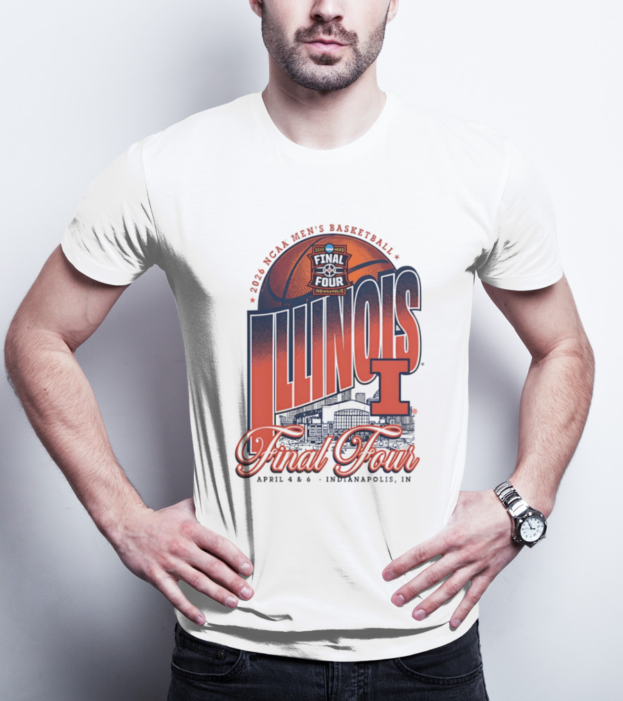 2019 NCAA Men's Basketball Illinois Indianapolis Final Four April 4 6 T-Shirt