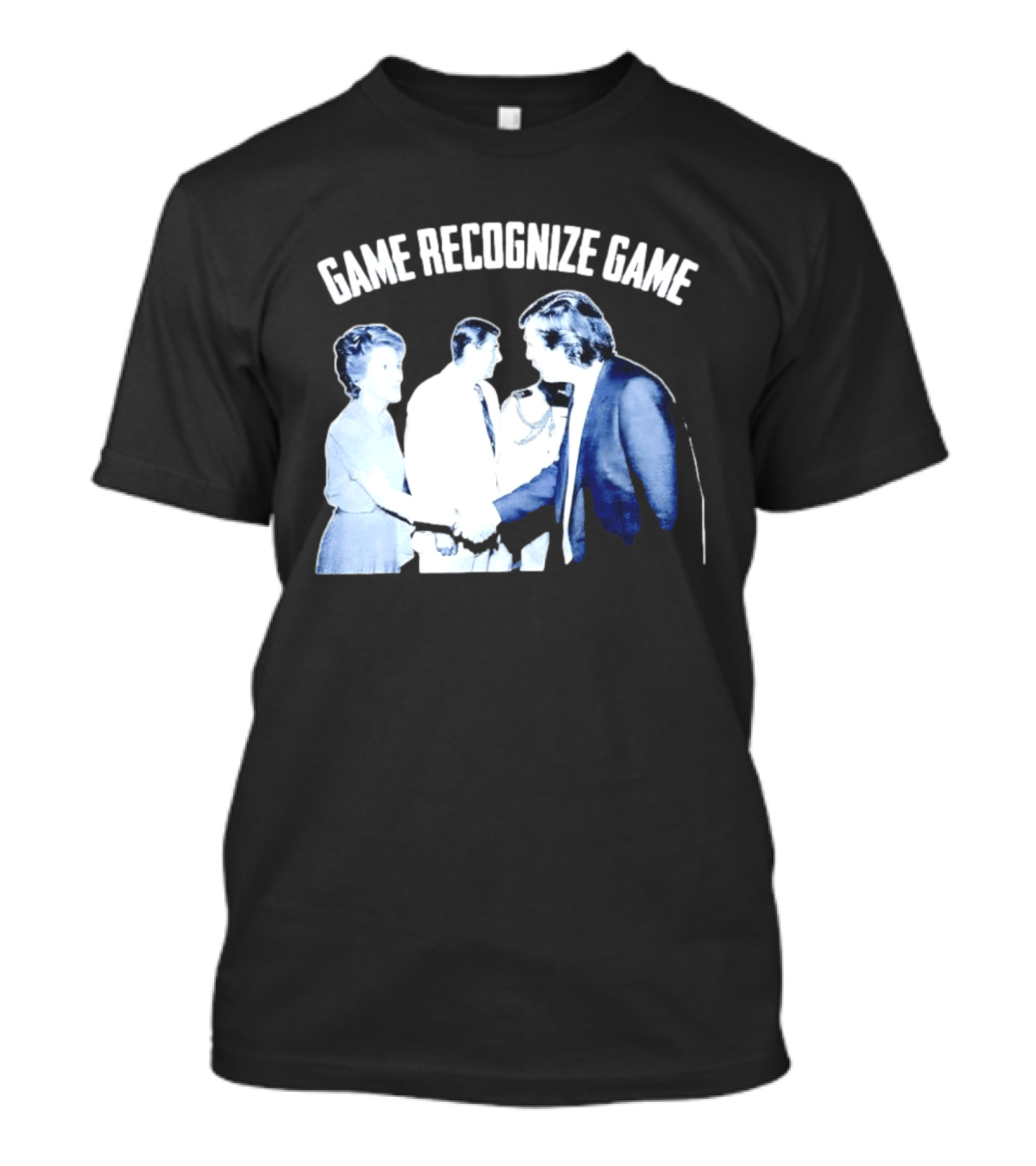Game Recognize Game Donald Trump Shakes Hands With Ronald Reagan T-Shirt