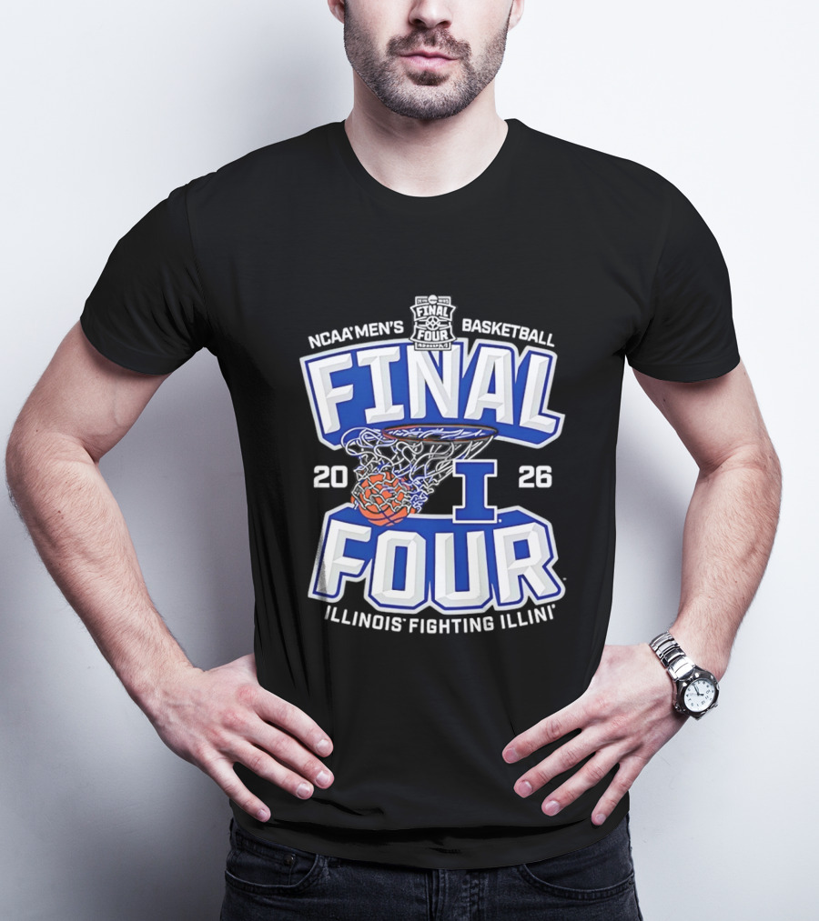 NCAA Men's Basketball Final Four 2026 Illinois Fighting Illini T-Shirt