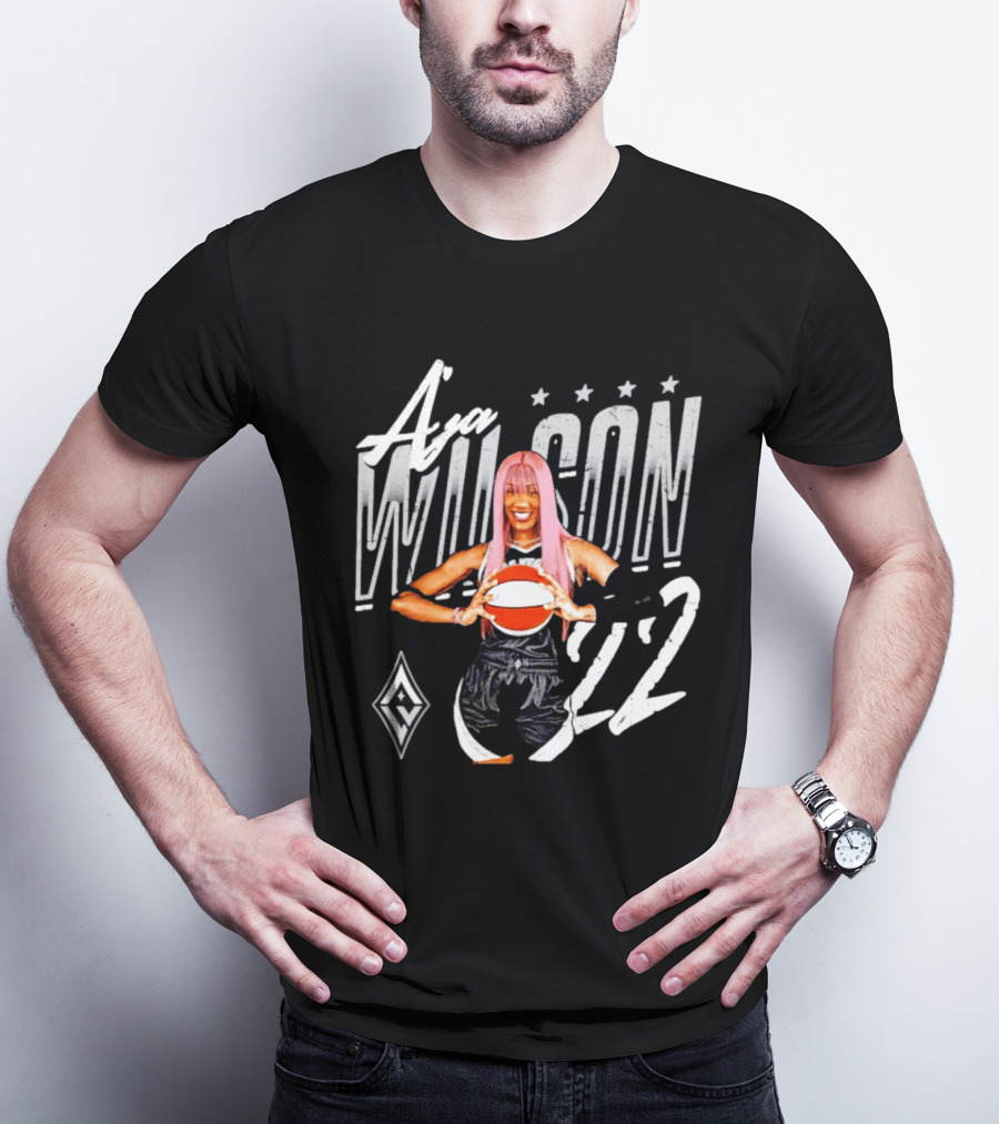 A'ja Wilson Las Vegas Aces Basketball 22 T-Shirt