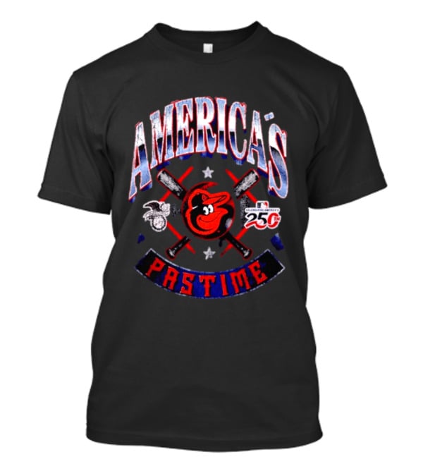 Baltimore Orioles Celebrating America's Pastime 25th Anniversary Americana T-Shirt