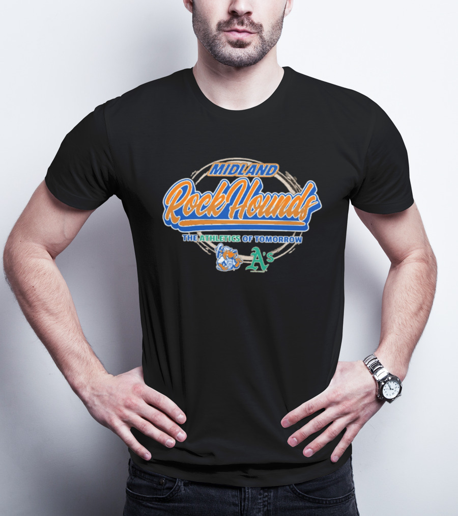Midland RockHounds Athletics Of Tomorrow A's Affiliate Bimm Ridder Edamame T-Shirt