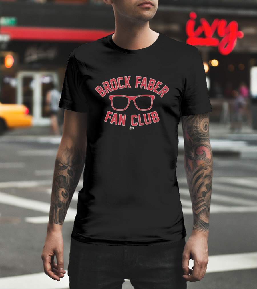 Brock Faber Fan Club Eyeglasses T-Shirt