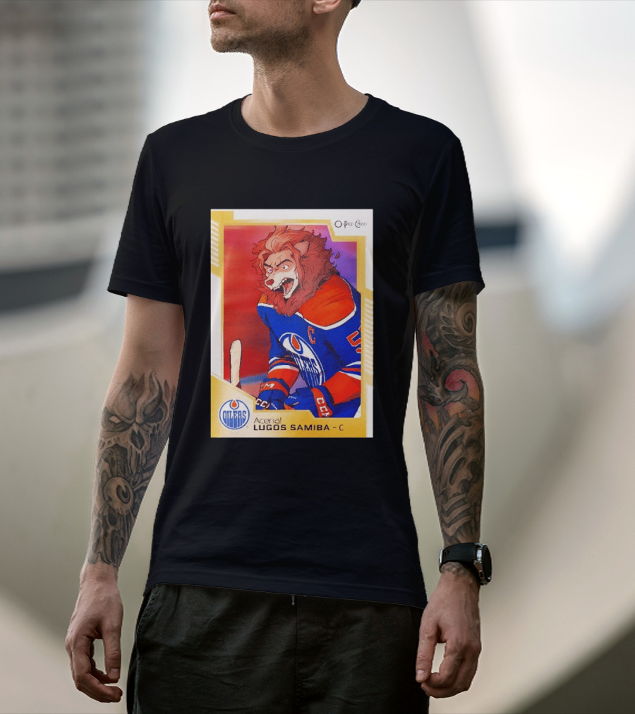 O Pee Chee Aceria Lugos Samiba C Edmonton Oilers T-Shirt