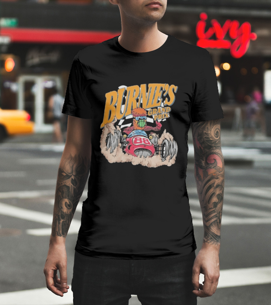 Burnie's Grand Prix Racing Miami Heat Court Culture 88 T-Shirt