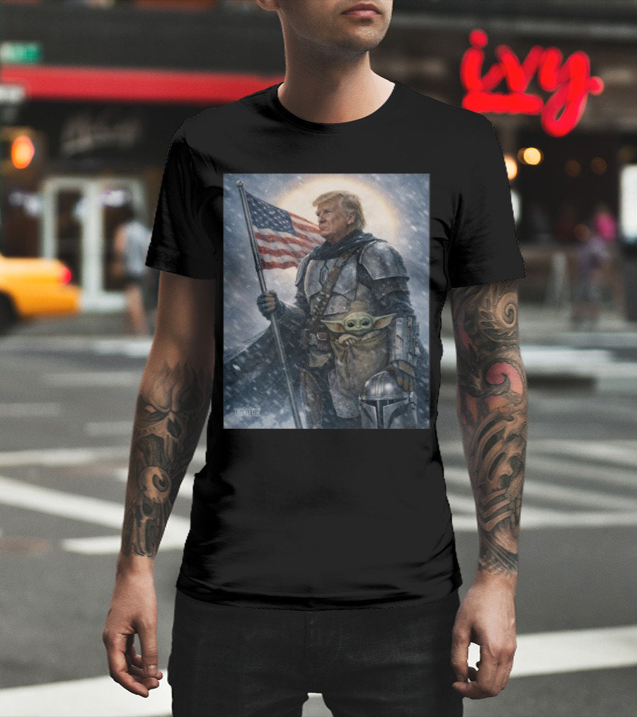 Happy Star Wars Day 2026 Donald Trump Grogu May The 4th Be With You The Mandalorian Star Wars Grogu T-Shirt