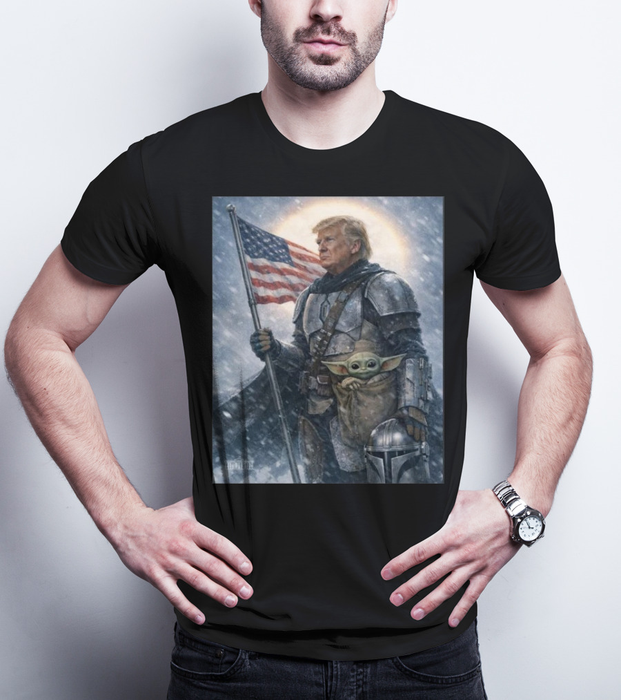 Happy Star Wars Day 2026 Donald Trump Grogu May The 4th Be With You The Mandalorian Star Wars Grogu T-Shirt