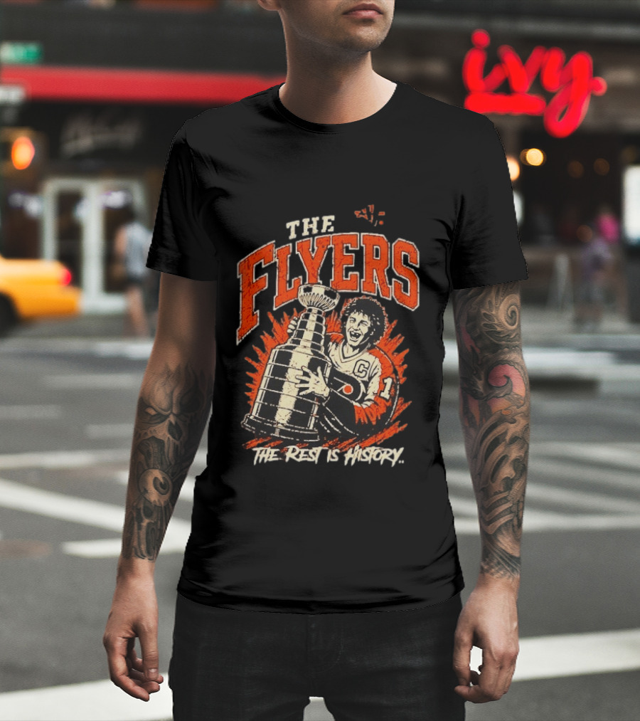 The Flyers The Rest Is History Iconic Hockey Celebration T-Shirt