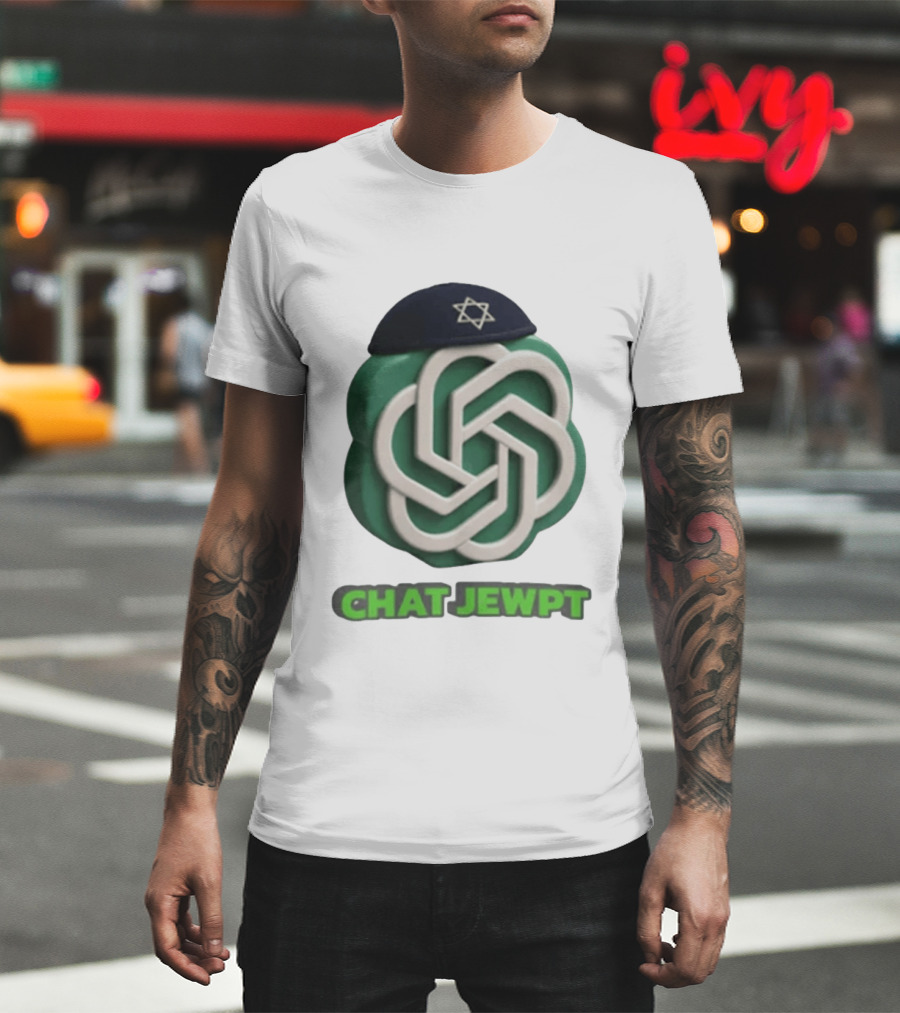 Chat JewPT Symbol With Star On Cap T-Shirt