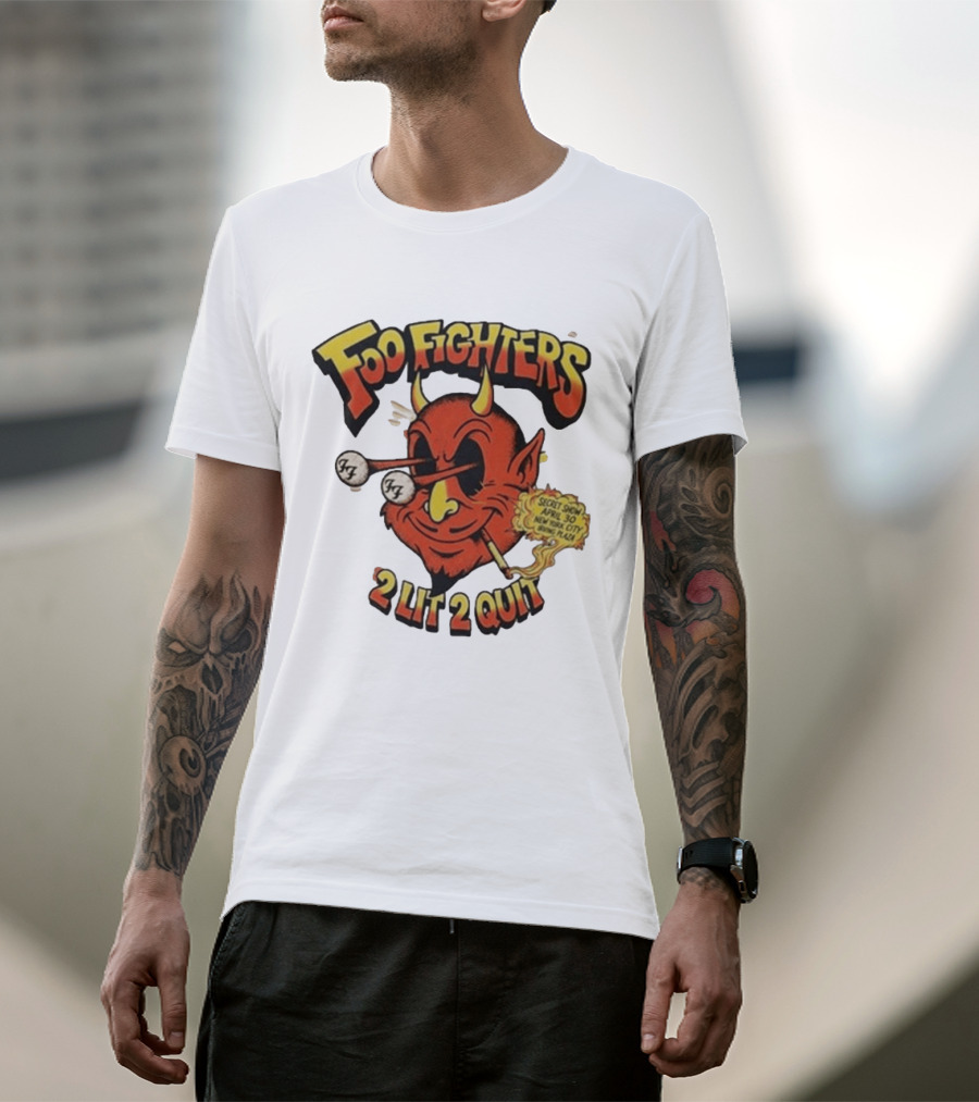 Foo Fighters 2 Lit 2 Quit Secret Show April 30 2026 Irving Plaza New York T-Shirt