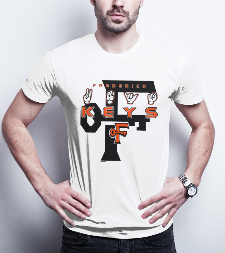 Frederick Keys Deaf Awareness 2026 Frederick Keys Logo Sign Language T-Shirt