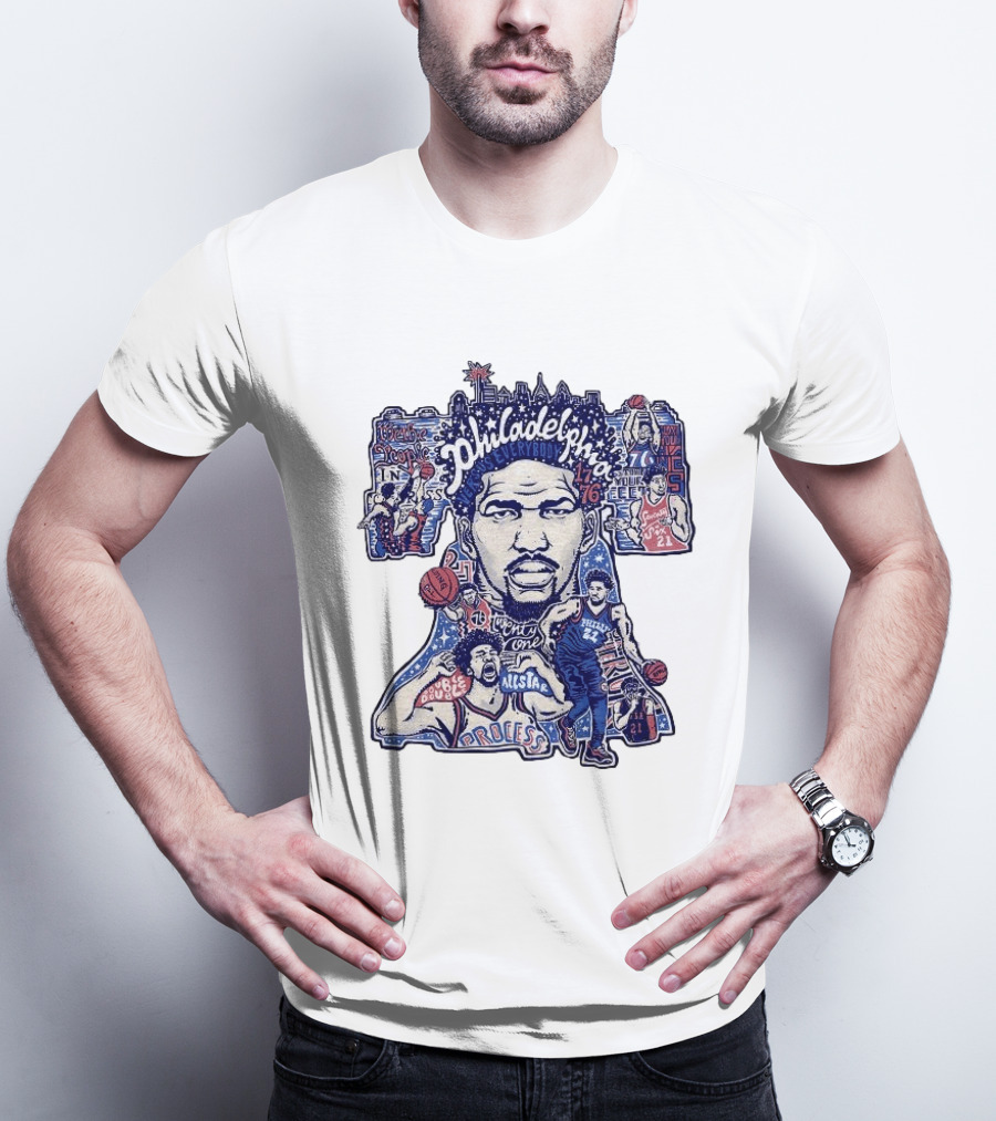 Joel Embiid Philadelphia Process Sixers All Star 21 Trust The Process T-Shirt