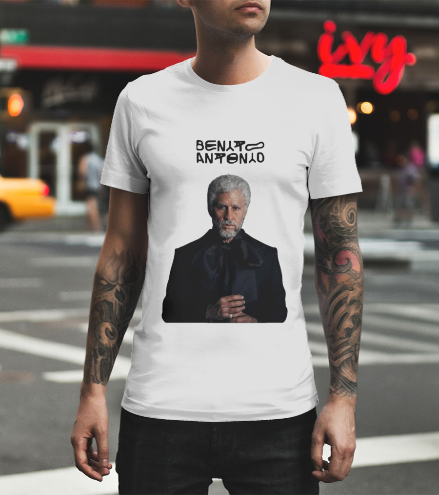 Benito Antonio Character In Black Outfit T-Shirt